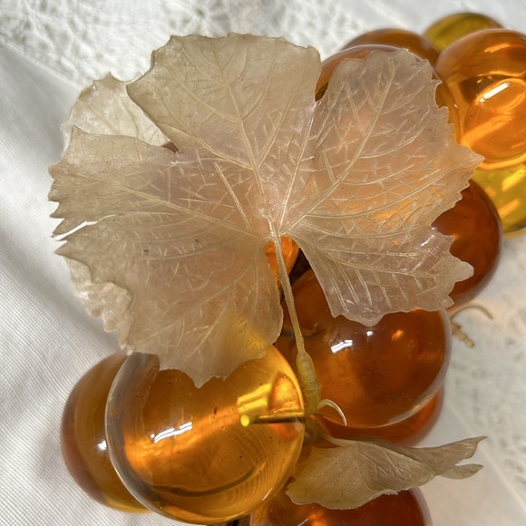 Vintage | Accents | Vtg 6s Lucite Acrylic Grape Cluster Table Decor ...